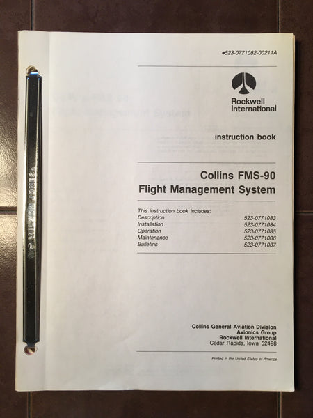 Collins FMS-90 Install Manual. – G's Plane Stuff