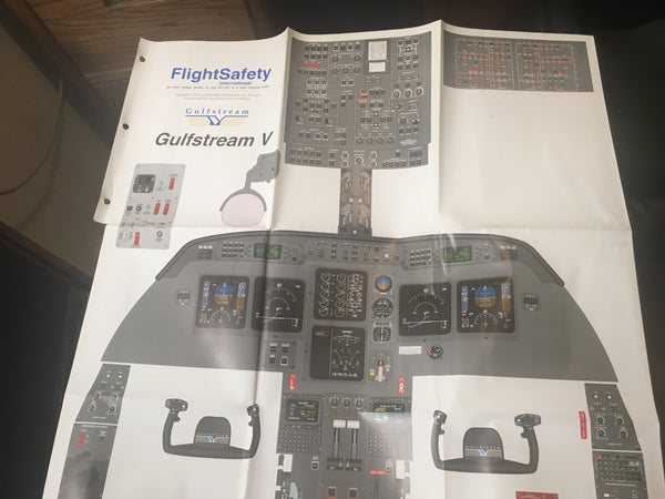 Gulfstream GV with SPZ-8500 Instrument Panel Posters, 2 posters. – G's ...