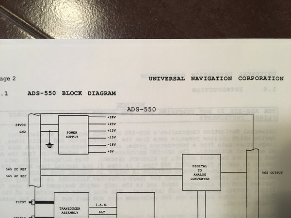 Universal ADS-550 Air Data Sensor Install Manual. – G's Plane Stuff