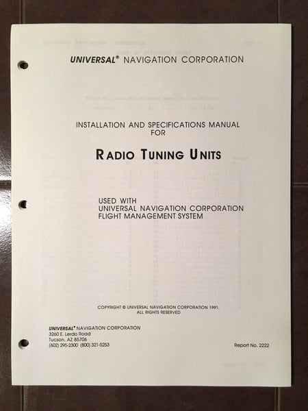 Universal Radio Tuning Units Install Manual. – G's Plane Stuff
