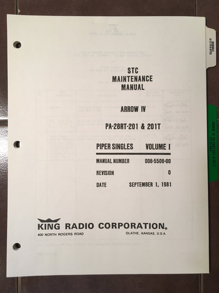 KFC 200 autopilot in Piper Arrow IV, PA-28RT-201, PA-28RT-201T STC Ser ...