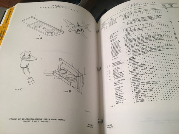 Beechcraft Duke B60 Parts Manual. – G's Plane Stuff