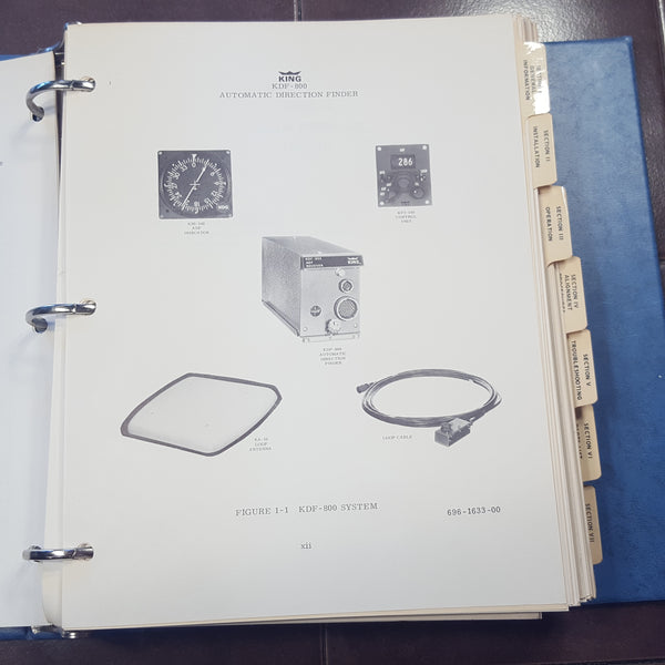 King KDF 800 ADF Service Parts manual. – G's Plane Stuff