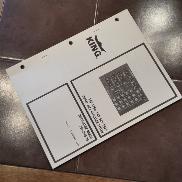 KNR 665, 665A Rnav and KCU 565A install manual. – G's Plane Stuff