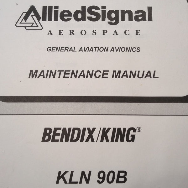 King KLN 90B GPS Rnav Service manual. – G's Plane Stuff