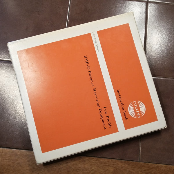 Collins DME-40 Service manual. – G's Plane Stuff