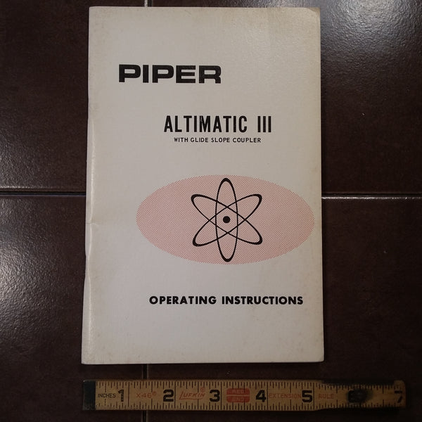 Operating Manuel for Piper Altimatic III with Glideslope Coupler. – G's ...