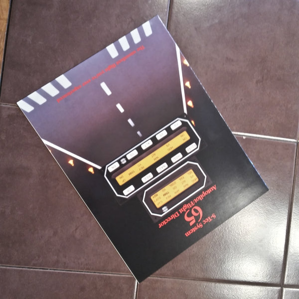 S-tec 65 Autopilot Original Sales Brochure Booklet, 12 page 8.5 x 11 ...