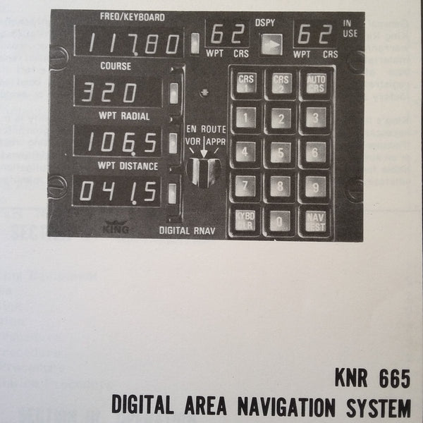 King KNR-665 Install Manual. – G's Plane Stuff
