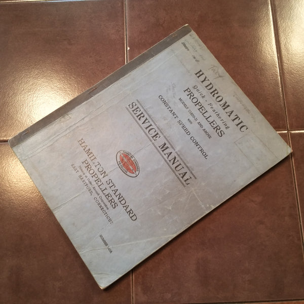 Hamilton Standard Hydromatic Constant Speed Propellers Models 23E50-31 ...