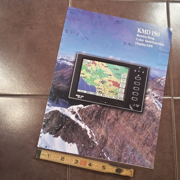 Original Bendix/King KMD 150 Display Tri-fold Sales Brochure, 8.5 x 11 ...
