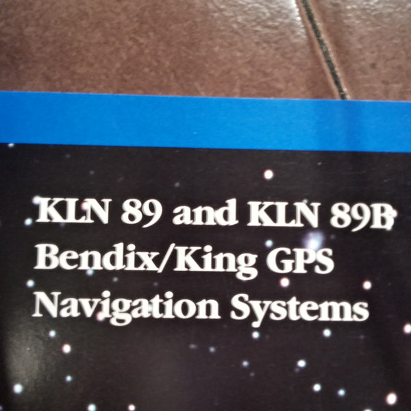 Original Bendix/King KLN 89 & KLN-89B Sales Brochure, 8 page, 8.5 x 11 ...