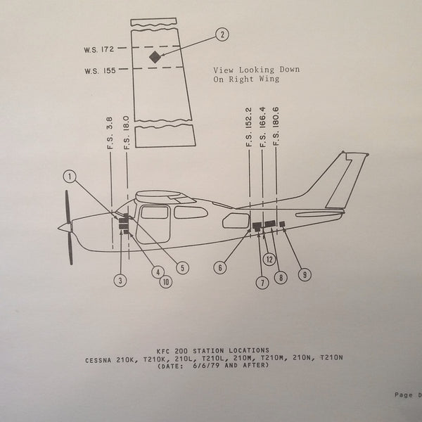 KFC 200 autopilot in Centurion 210 Service Manual. – G's Plane Stuff