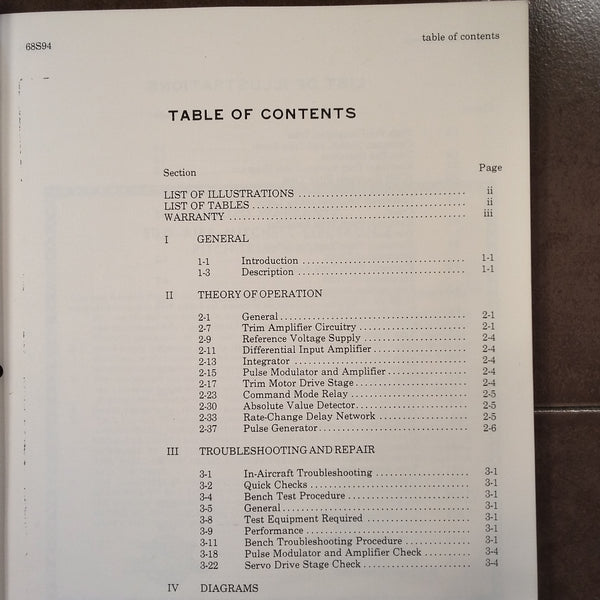 Edo 1C709 Electronic Pitch Trim Amp Service manual, IC-709. – G's Plane ...