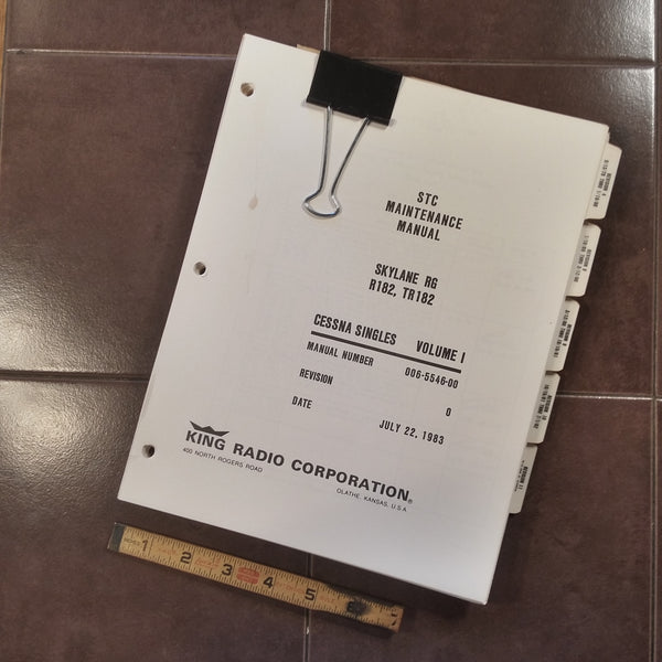 KFC 200 autopilot in Cessna Skylane RG R182 & TR182 Service Manual. – G ...