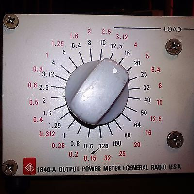 GenRad General Radio 1840-A Output Power Meter. – G's Plane Stuff