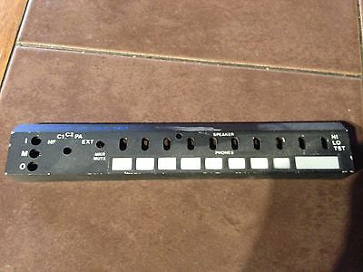Narco Small Parts: CP-136T Audio Panel Faceplate. – G's Plane Stuff