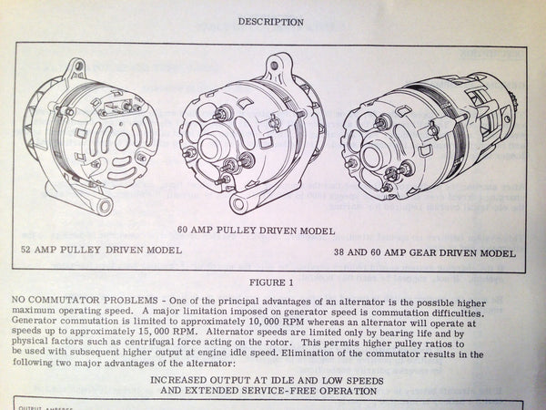 Cessna 12 Volt Alternator Charging System 38, 52 & 60 Amp Service Part ...