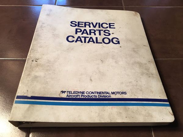 Continental IO-520 Series Engine Parts Manual. – G's Plane Stuff