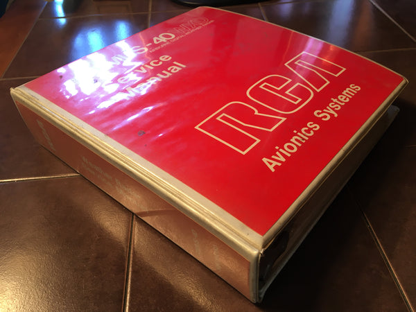 RCA Avionics Primus 40 WXD Weather Radar Service Manual. – G's Plane Stuff