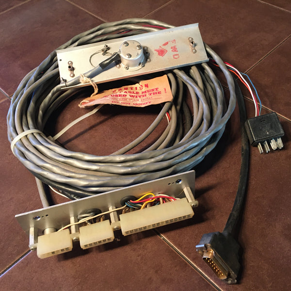 Narco ADF 140 & ADF 141, Backplate, connectors, Loop cable with wires ...
