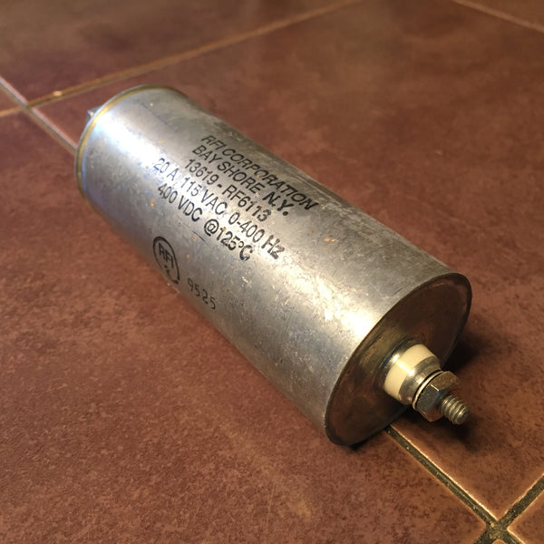 RFI Corporation 13619 RFI Filter Capicator 20A, 400VDC, 115VAC. – G's ...
