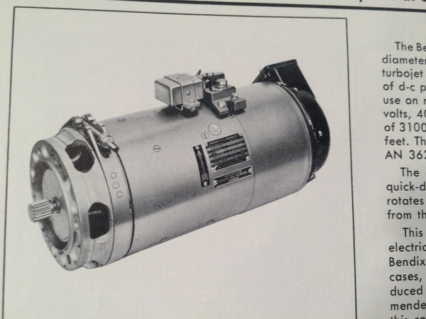 Bendix DC Generator Type 30E10-1 Description, Internal & External Sche ...