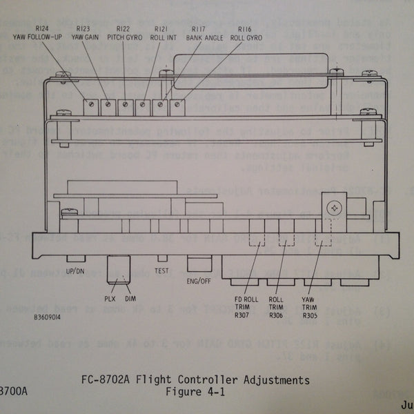 Bendix FC-8702A Flight Control Service Manual. – G's Plane Stuff