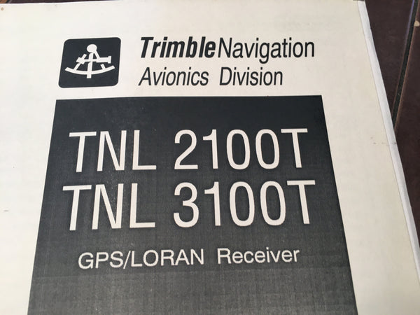 Trimble TNL 2100T & TNL-3100T install & checkout manual – G's Plane Stuff