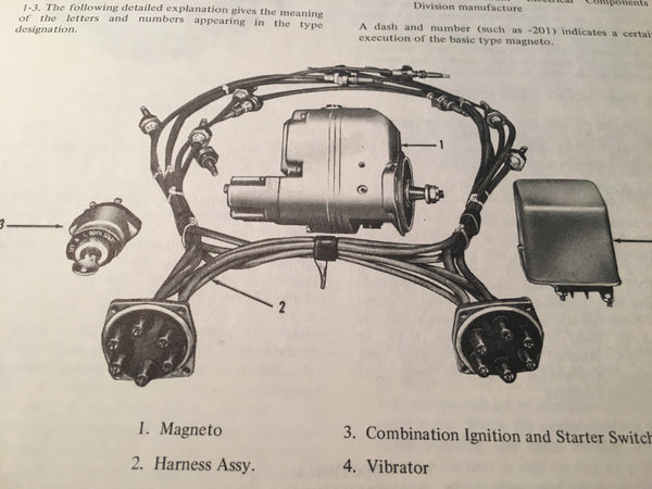Bendix S-200 High Tension Magnetos Install Service & Ops Booklet. – G's ...