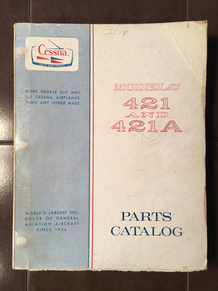 1968-1969 Cessna Pressurized 421 & 421A Parts Manual. – G's Plane Stuff