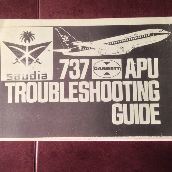Garrett APU in 737 Troubleshooting Guide. Circa 1970. – G's Plane Stuff