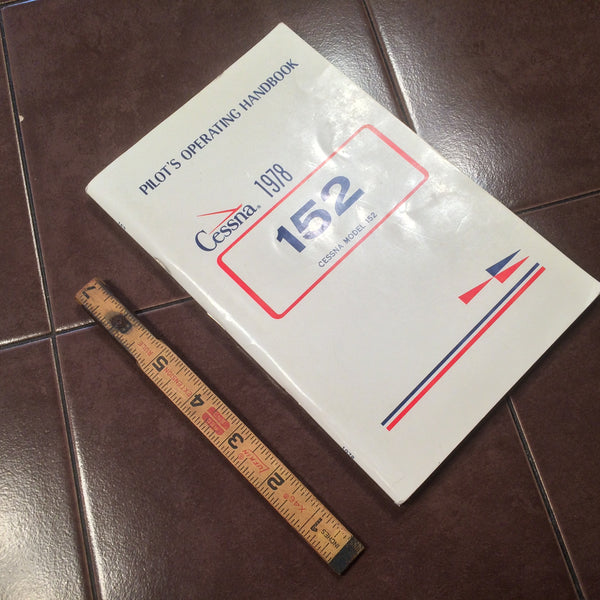 1978 Cessna 152 Pilot's Operating Handbook. POH. – G's Plane Stuff