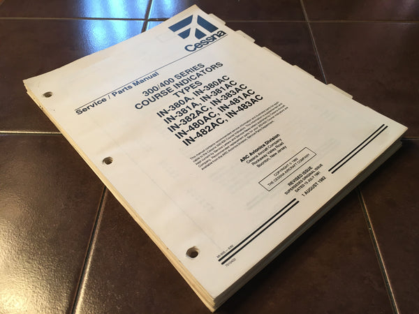 ARC IN-380A, IN-381A, IN-382AC, IN-383AC, IN-480AC, IN-481AC, IN-482AC ...