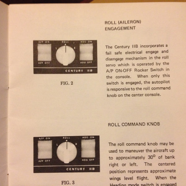 Edo-Aire Mitchell Century IIB Autopilot Pilot's Operation Manual. – G's ...