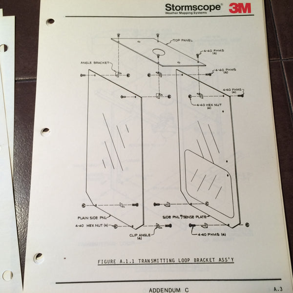 Ryan 3M Stormscope Tester WX-PT Operation Manual . – G's Plane Stuff
