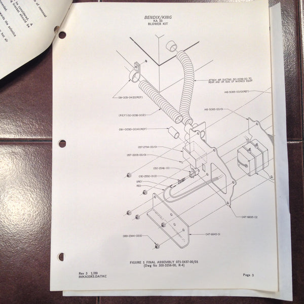 King KA 33 Blower Install Manual. – G's Plane Stuff
