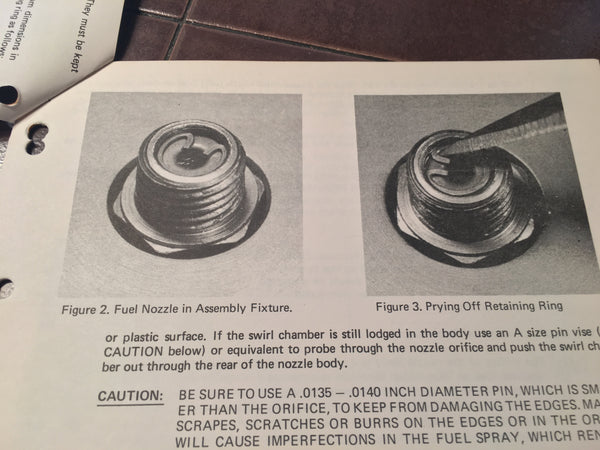 Bendix Simplex Fuel Nozzles 10-375645-2/3/5/6/7/8 Overhaul & Parts Man ...
