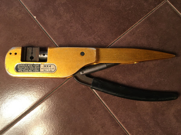 Daniels HX4 M22520/5-01 Crimp Tool. – G's Plane Stuff