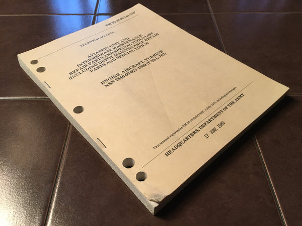 Lycoming T53-L-703 Turbine Engine Parts Manual. – G's Plane Stuff