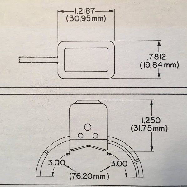 Telex PT-200 PTT Switch Tech Data Sheet. – G's Plane Stuff