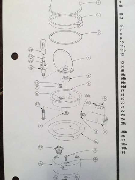 Grimes 40-0101 Parts Breakdown Instruction Sheet. – G's Plane Stuff