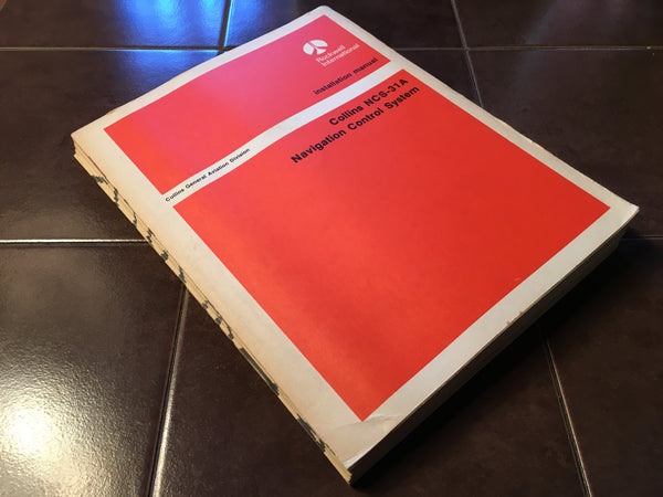 Collins NCS 31A Nav Control System install manual. – G's Plane Stuff