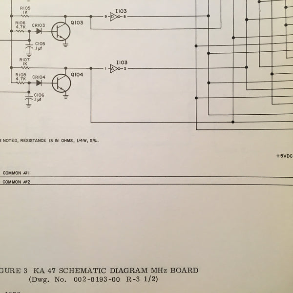 King Radio KA 47 Service Manual. – G's Plane Stuff