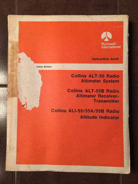 Collins ALT 55, ALT-55B & ALI-55/55A/55B Install & Service manual. – G ...