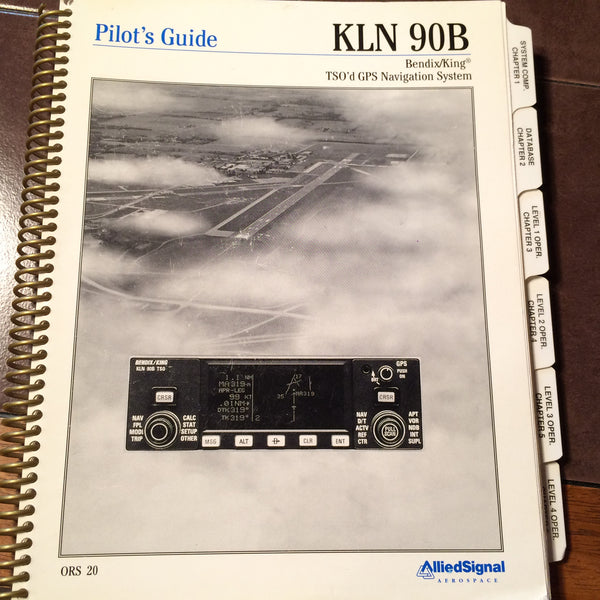 Bendix King KLN-90B Pilot's Guide. – G's Plane Stuff