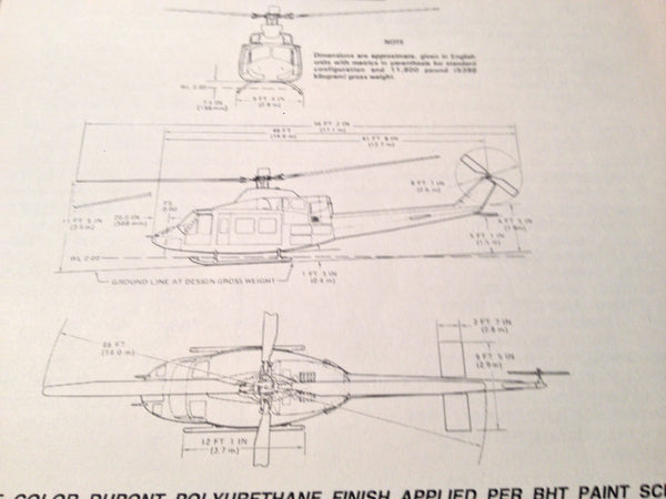 Bell 412EP Technical Information Booklet Manual. – G's Plane Stuff