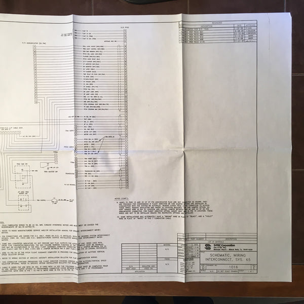S-tec System 65 Schematic, Installation Wiring Interconnect. – G's ...