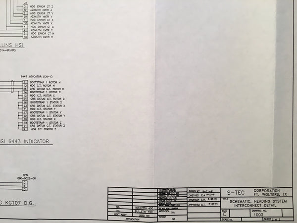 Heading System Interconnect Schematic to S-Tec 60/65, 2 page. – G's ...